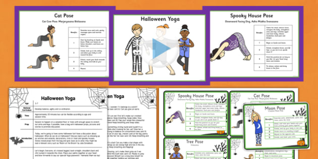 FREE! - Halloween Yoga Story PowerPoint Pack (teacher made)