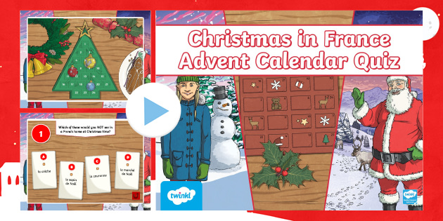 👉 French Christmas Quiz | French Advent Calendar | KS2