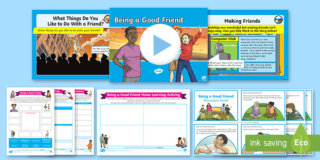 PSHE and Citizenship LKS2 Being a Good Friend Lesson Pack