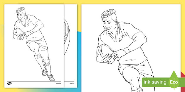 Rugby Colouring Sheets (teacher made)