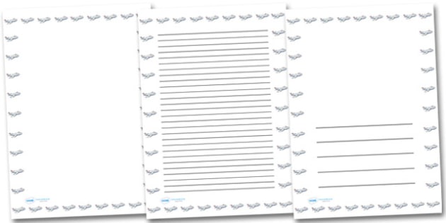 FREE! - Aeroplane Portrait Page Borders- Portrait Page Borders