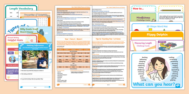 FREE! - Year 1 Term 4 Week 4 Remote Home Learning Pack