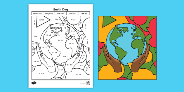 Multiplication Color by Numbers | twinkl.com
