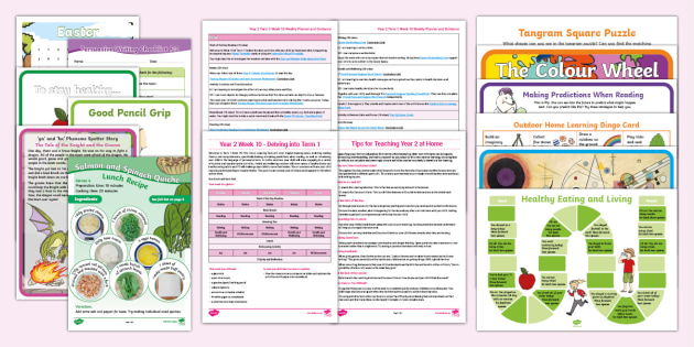 FREE! - Year 2 Term 1 Week 10 Remote Home Learning Pack