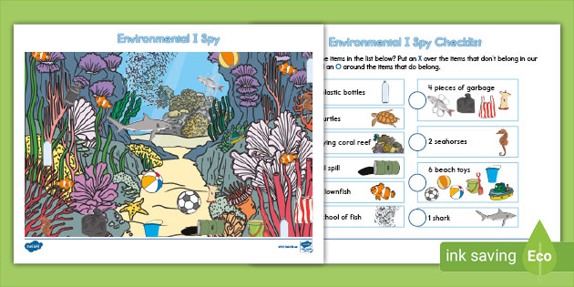 Environmental I Spy Activity (teacher made)