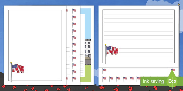 Veterans Day Writing Frames