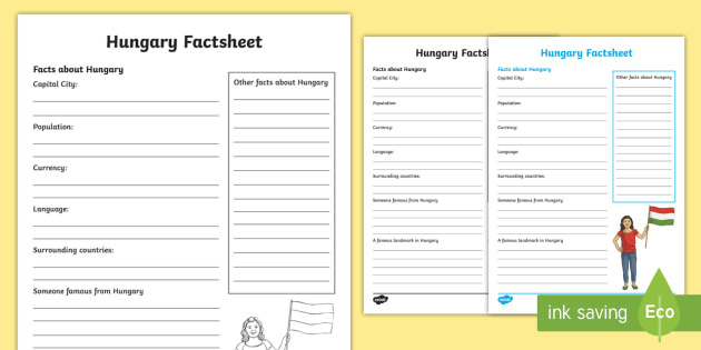 Hungary Factsheet Writing Template
