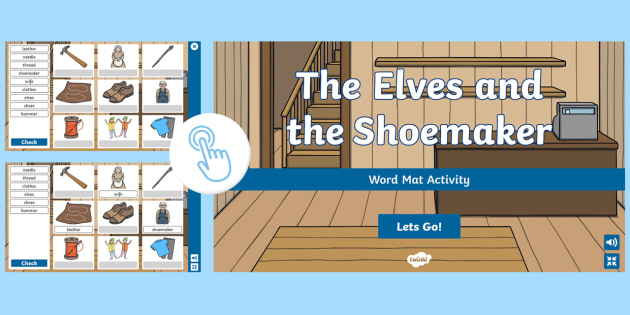 The Elves and the Shoemaker Interactive Word Mat