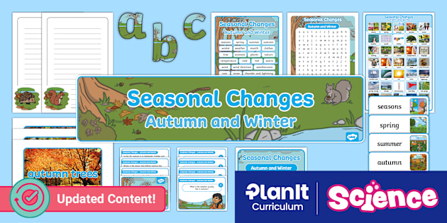 Seasonal Changes Year 1 • Twinkl.ca
