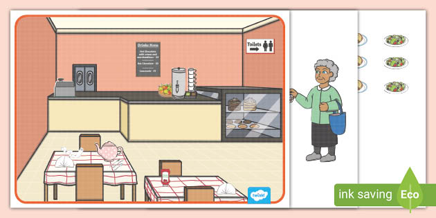 Cafe Scene Word Mat (teacher made)