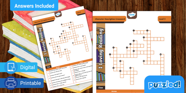 Reading Crossword Puzzles | twinkl.com.au