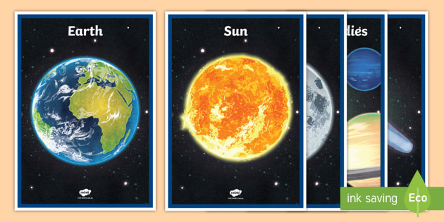 Year 5 Earth and Space Display Posters (teacher made)