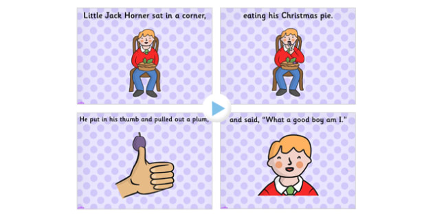 Little Jack Horner PowerPoint (teacher made)