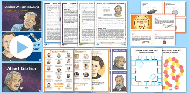 National Science Week 2018 Scientists and Scientific Inventions Upper ...