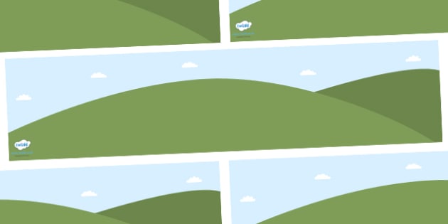 The Lost Sheep Small World Background (teacher made)