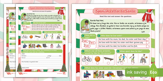 Christmas Letters To Santa | twinkl.com.au