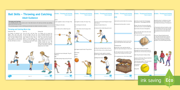 Ball Skills - Throwing and Catching Adult Guidance