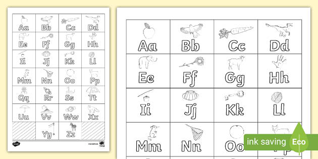 ABC Colouring Activity - Primary Resources - Twinkl