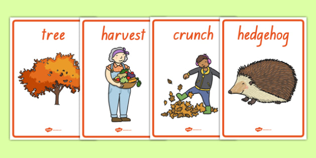 Autumn Display Posters (teacher made)