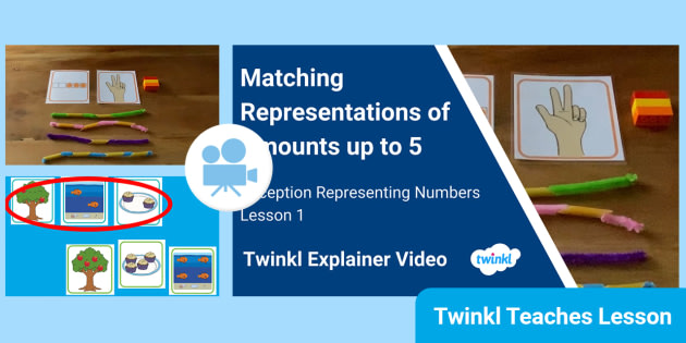 FREE! - 👉 Early Years Maths: Representations of Number Video Lesson 1