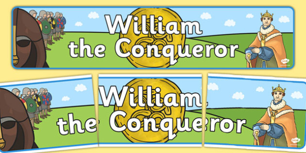 William the Conqueror Display Banner - display, banner, william