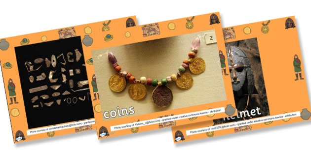 Anglo-Saxons Artefacts Photo PowerPoint - saxons, saxons powerpoint, anglo