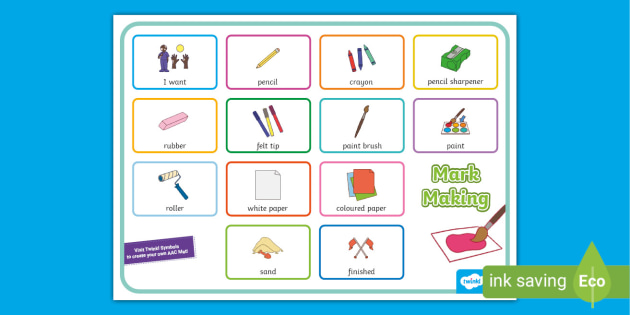 Twinkl Symbols Mark Making Aac Mat Teacher Made