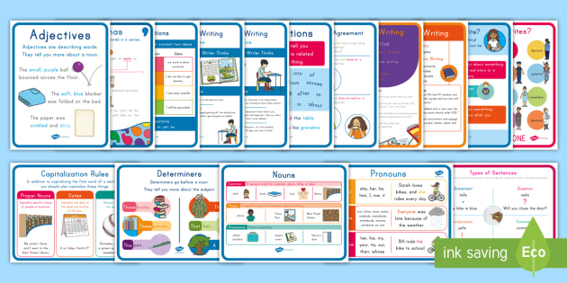 First Grade Writing Posters Resource Pack (teacher made)