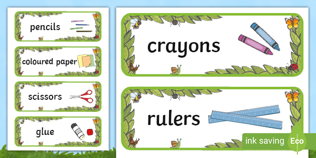 Minibeast Themed Drawer Labels (teacher made)