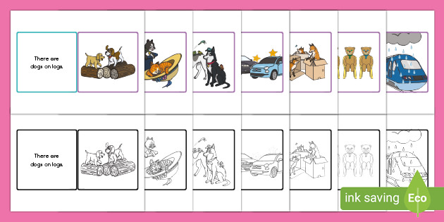 There is There are Matching Rhyming Cards (teacher made)