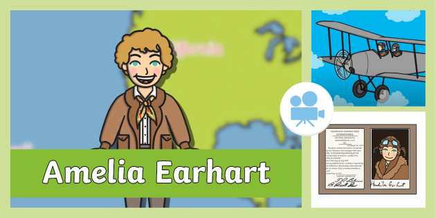 KS1 Amelia Earhart Biography Animation (creat de profesori)