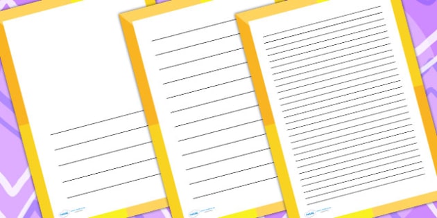 FREE! - Orange Pattern Page Borders (teacher made)