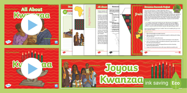 Kwanzaa Intermediate Activity Pack - Grades 4-6