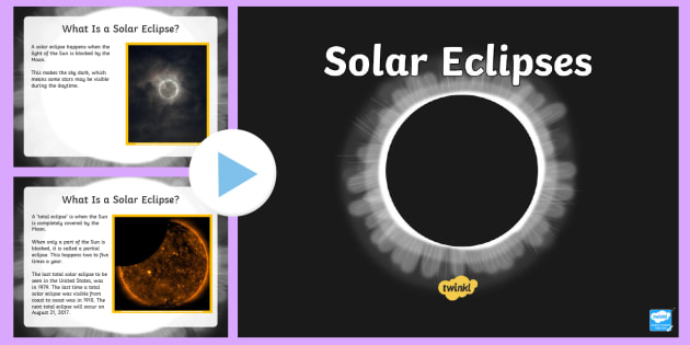 Solar Eclipse PowerPoint (teacher made)
