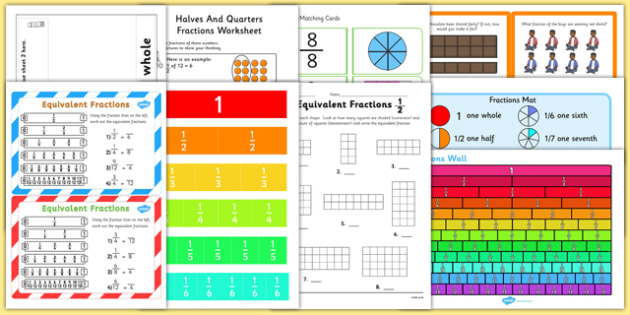 Top 10 Fractions Activity Pack (teacher made)
