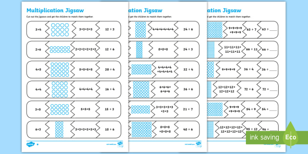 * NEW * Multiplication and Division Matching Puzzle Game