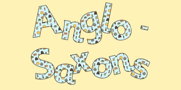 Anglo Saxons' Display Lettering - anglo saxons, anglo-saxons