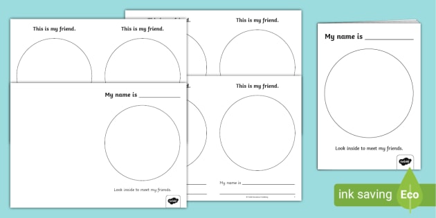 My Friends Name Writing Autograph Book (teacher made)