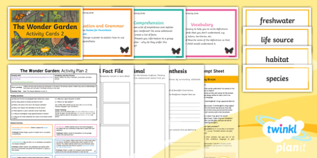 The Wonder Garden Guided Reading 2 Y5 to Support Teaching On ‘The Wonder