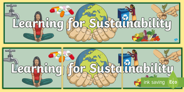 Learning for Sustainability Banner