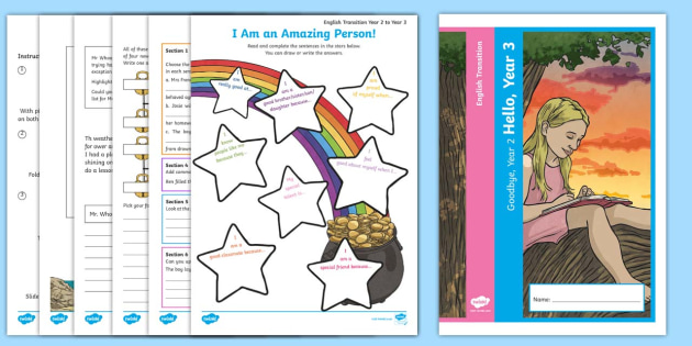 Moving to Year 3 English Transition Booklet (teacher made)Moving to Year 3