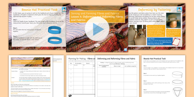 Manufacturing Processes - Joining and Forming Fibres and Fabrics: L4