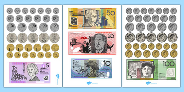 Printable Money Australia