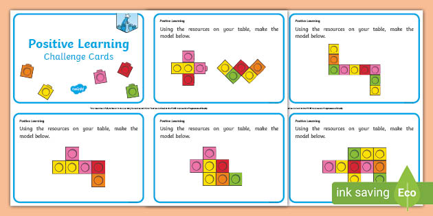 Goals and Aspirations KS1 Positive Learning Challenge Cards