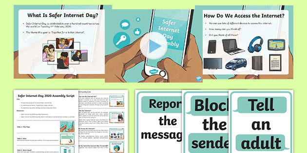 * NEW * Safer Internet Day 2020 Assembly PowerPoint