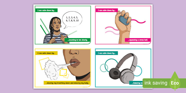 FREE! - Older Learners: I Can Calm Myself Down Prompt Cards