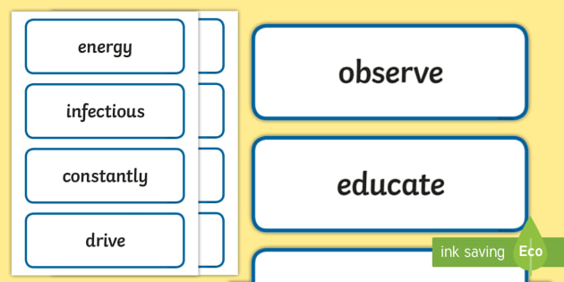 Vocabulary Words of the Day | twinkl.co.uk
