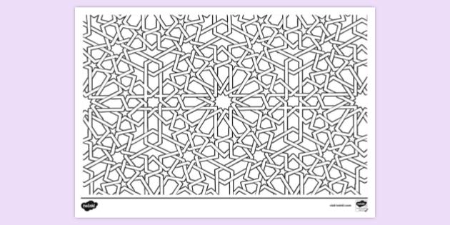 FREE! - Free Pattern Colouring Page | Colouring Sheets