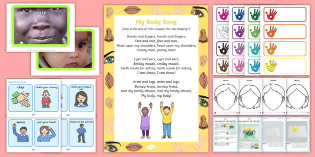 Body-Themed Intergenerational Toddler Singing Group Resource Pack