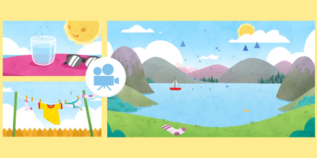 Evaporation Science Shorts Animation - Twinkl